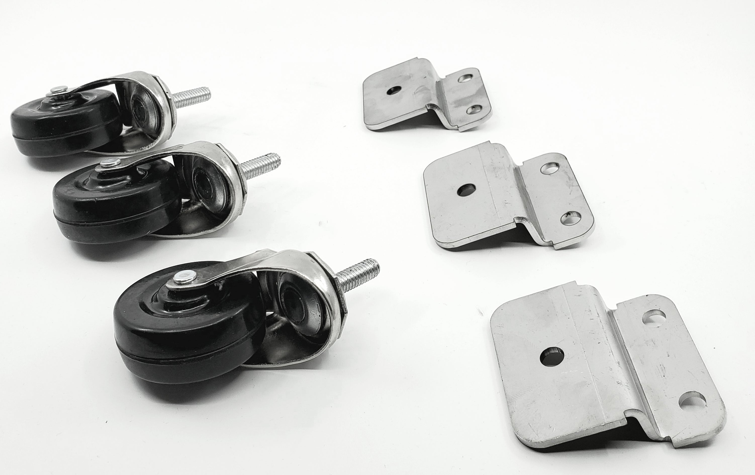 Stainless Steel Castor Mount — AmazingSmokers.com